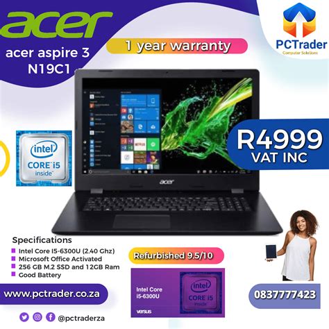 Acer Aspire 3 N19C1, Core I5, 12gb Ram, 256 ssd (Second hand 9.5/10 ...