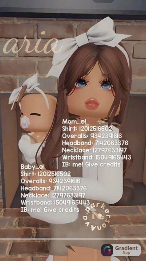 Bloxburg Outfit Codes Mom