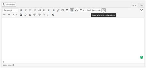 How To Create And Insert Tables Into Posts And Pages In WordPress