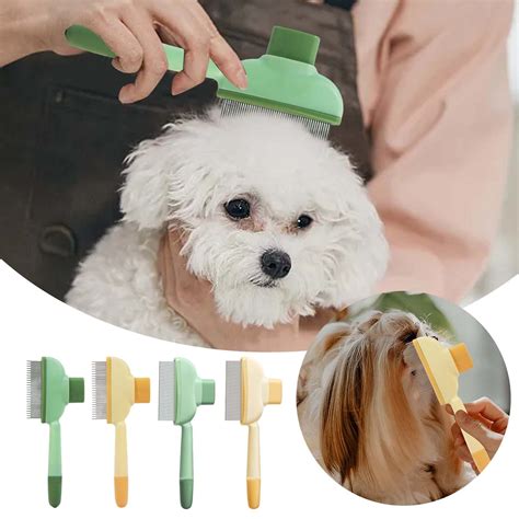 Brush Knotted Comb Matted Hair Removercat Brush With Release Button