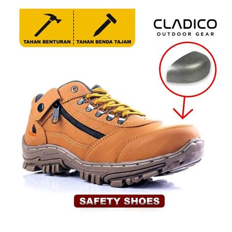 Jual Sepatu Safety Pria Sefty Kerja Lapangan Pabrik Premium Original Shopee Indonesia