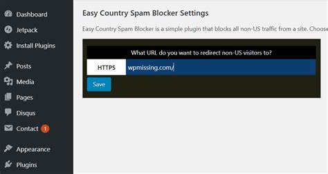 redirect non us users to a specific url easy country spam blocker