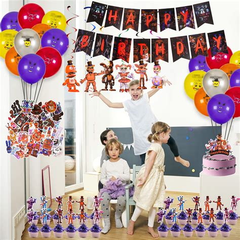 116pcs Five Nights At Freddys Party Supplies Fnaf Birthday Party
