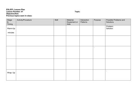 Proposal Class Planning Format 20 2docx