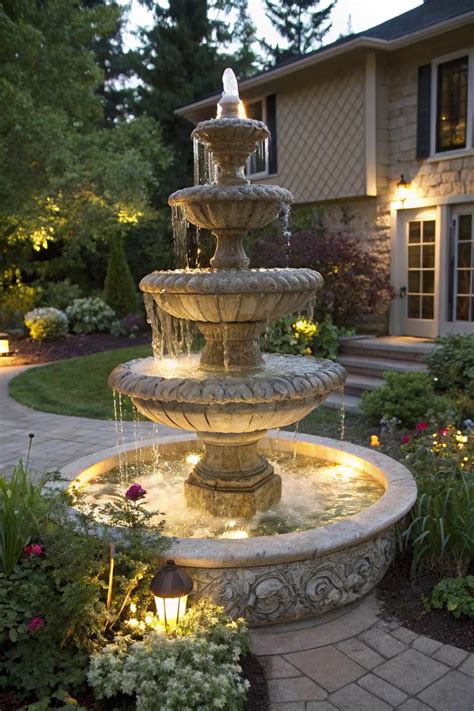 Stunning Outdoor Water Feature Ideas For Front Yard Décor