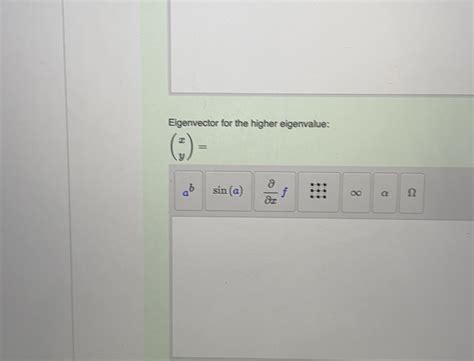 solved find the eigenvalues and eigenvector of the following