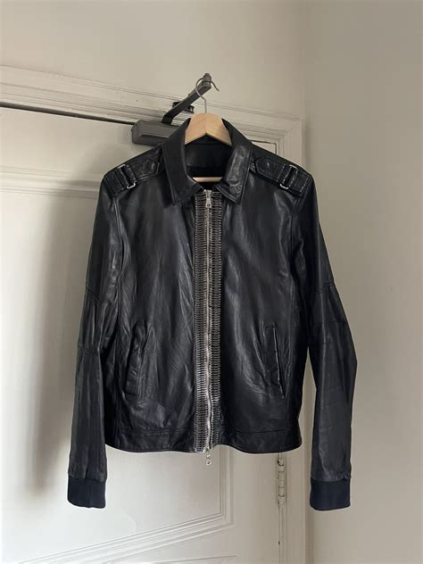 Balmain Ss2011 Decarnin Era Safety Pin Leather Jacket Grailed