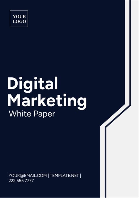 Free Dod White Paper Template To Edit Online