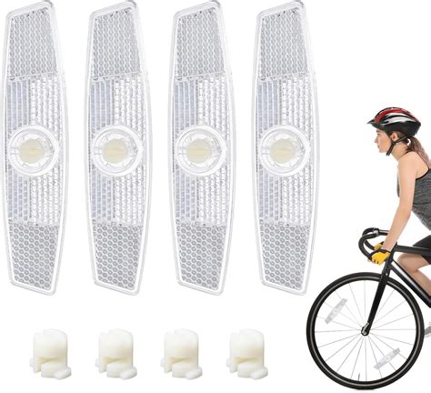 Bohuiz 4pcs Bike Spoke Reflectors Bicycle Wheel