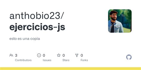 GitHub Anthobio Ejercicios Js Esto Es Una Copia