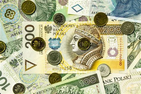 The National Currency Of Poland Zloty Close Up Monetary Unit Of The