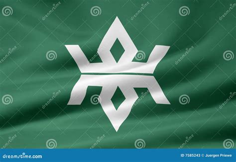 Flag Of Iwate Japan Stock Illustration Illustration Of Design 7585243
