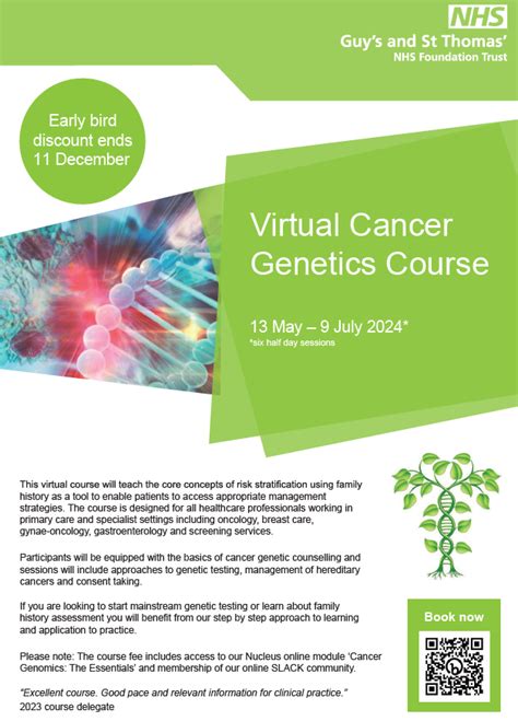Virtual Cancer Genetics Course Rbandhh Education