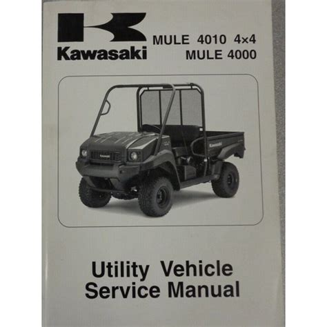 Other 209 Kawasaki Mule 4010 4x4 Mule 4000 Service Workshop Repair