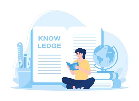 Knowledge Learning Concept Flat Illustration 33490880 Vector Art At Vecteezy