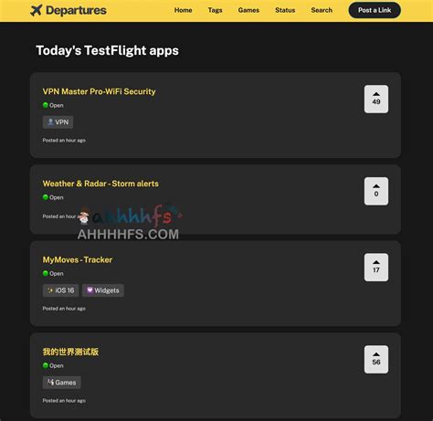 发现新的testflight 测试软件 Departures A姐分享