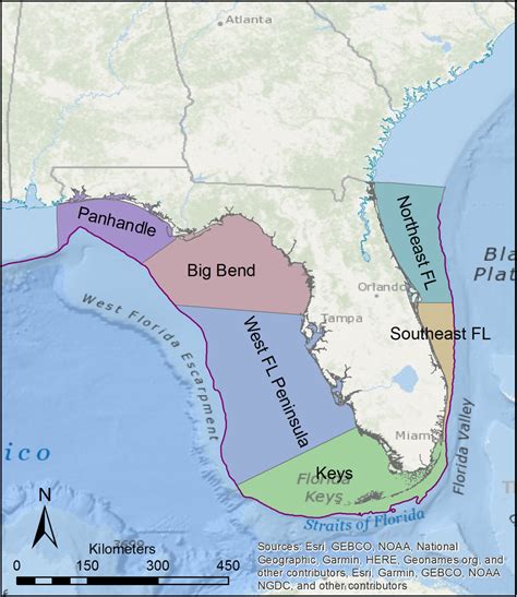 Map Of Big Bend Florida Maps Of Florida