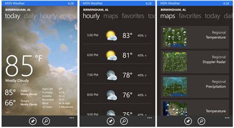 My Top Windows Phone Weather Apps Windows Central