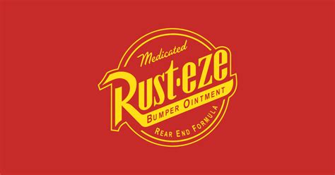 Rust Eze Bumper Ointment Logo Pixar Cars Sticker Teepublic