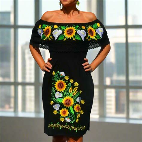 Vestidos Mexicanos Bordados Mexican Embroidered Dresses Nantlis