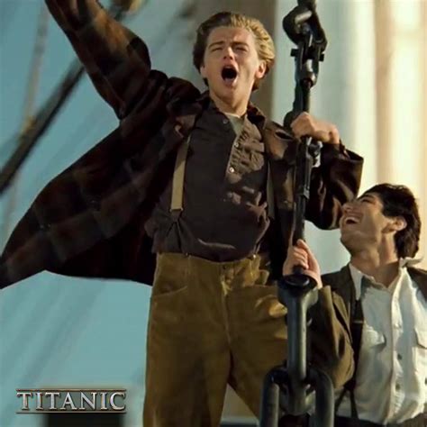 Leonardo Dicaprio Titanic King Of The World