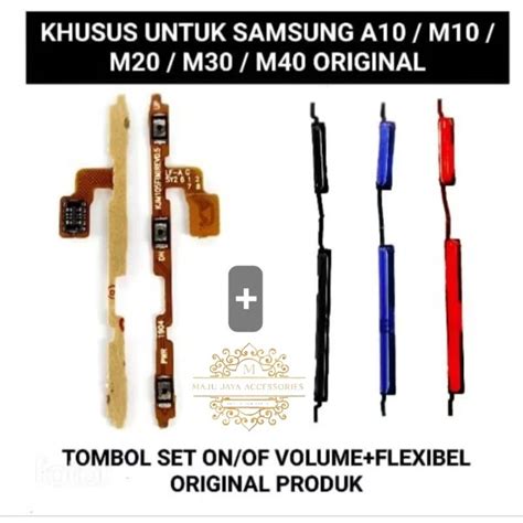 Jual Flexible Tombol Luar On Off Volume Samsung A10 M10 M20 M30 M40