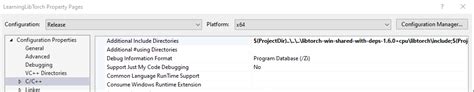 Setting Up A C Project In Visual Studio With LibTorch My Journey With Deep Learning