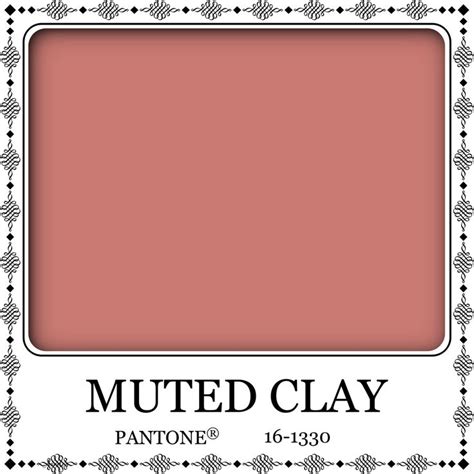 Pantone Muted Clay Color Palette