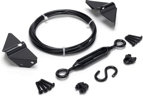 Sankins Anti Sag Gate Kits For Wooden Fence Black Gate