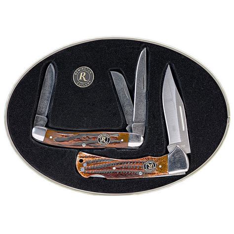 Remington American Tradition 2 Knife Set Hunting Folding Pocket Knives
