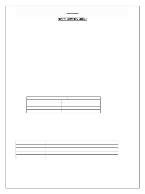 Power Sharing Class 10 Important Questions And Answers Pdf