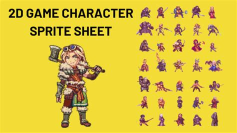 Create D Pixel Sprite Sheet Pixel Game Art Pixel Art Animation Rpg By Smarts Fiverr