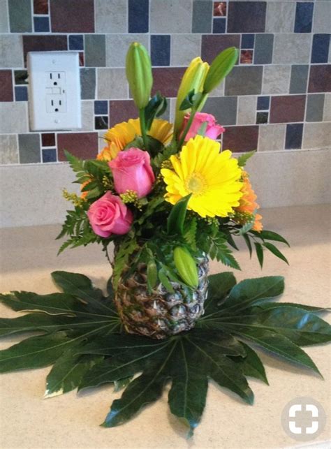 Tropical Centrepiece Hawaiian Party Decorations Hawaiian Party Theme Hawaiian Luau Party