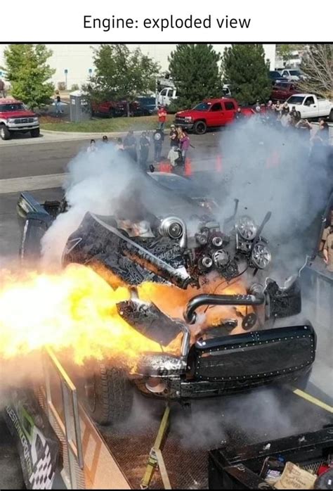 Engine Exploded View Fe Ifunny