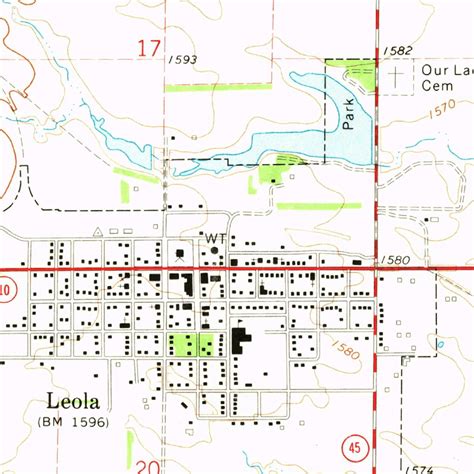 Leola Sd 1970 24000 Scale Map By United States Geological Survey Avenza Maps