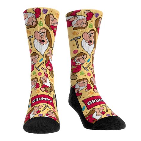 Snow White Socks Grumpy All Over Rock Em Socks