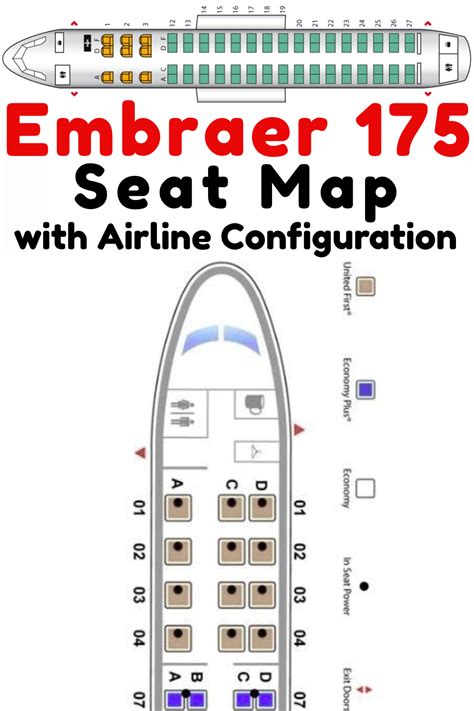 Best 13 Embraer 175 Seat Map With Airline Configuration Artofit