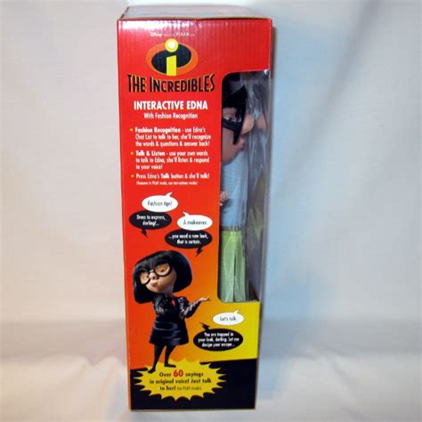 Thinkway Toys Disney Pixar The Incredibles Interactive Edna Mode Doll