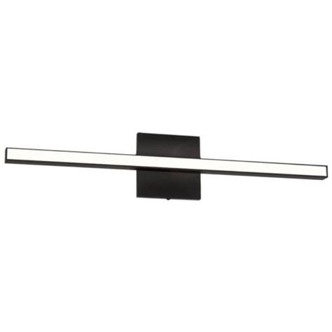 Alexander 23 34 Wide Matte Black Led Ada Vanity Bath Light 6563h