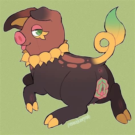 Rule 34 1girls Anus Crotchboobs Curled Tail Domestic Pig Female