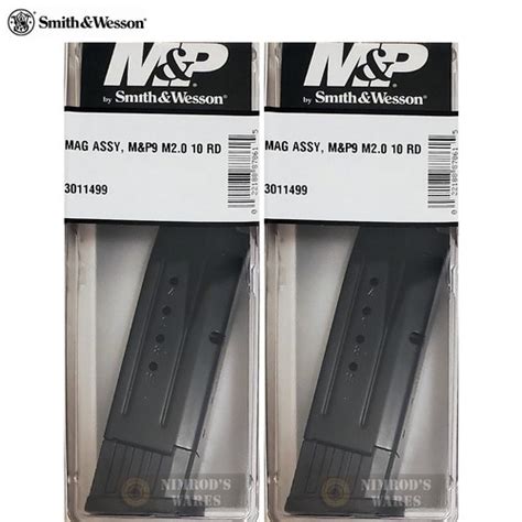 Two Sandw Mandp9 2 0 Compact 9mm 10 Round Magazines Steel 3011499 Fast