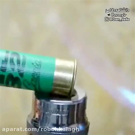 انفجار فشنگ با فندک