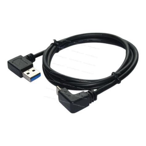 Professional 90 Degree Usb 3 0 Am To Type Cm Cable High Speed Right Left Angled Usb A To Up