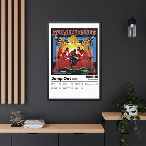 Osamason Jump Out Framed Album Poster Music Lover T Wall Art