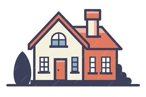 Stylish House Vector Graphics For Architecture And Home Projects