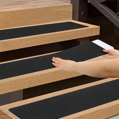 Smilool Outdoor Stair Treads Non Slip Step Strips For