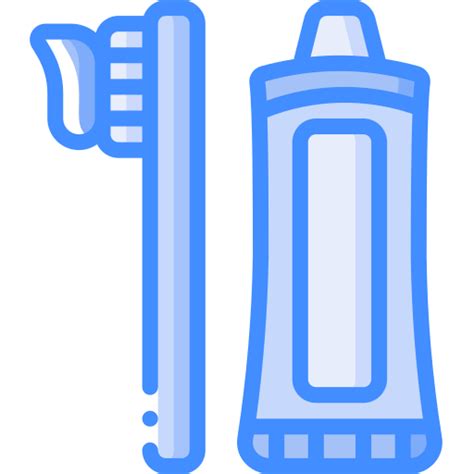 Toothpaste Basic Miscellany Blue Icon