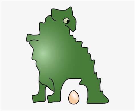 Free Vector Dinosaur Laid An Egg Clip Art Clipart Dinosaur Laid An