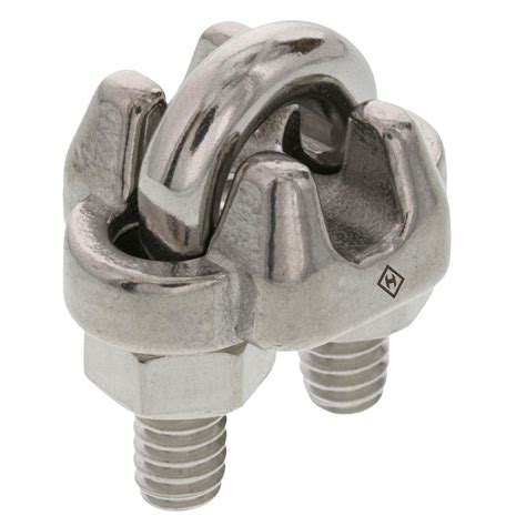 Type 316 Stainless Steel Cast Wire Rope Clip 1 4 Stainless Steel
