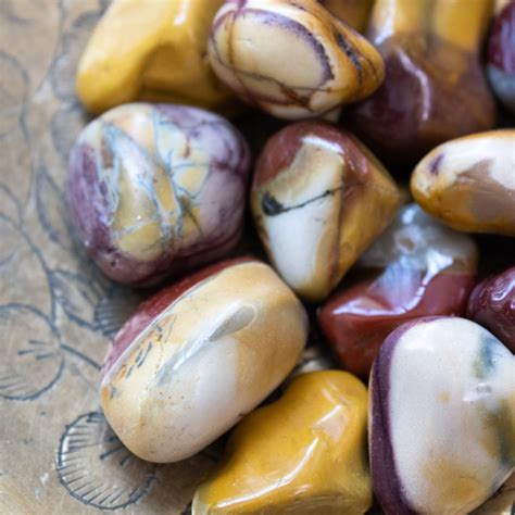 Mookaite Jasper Tumbled Muse Moonstone Crystals